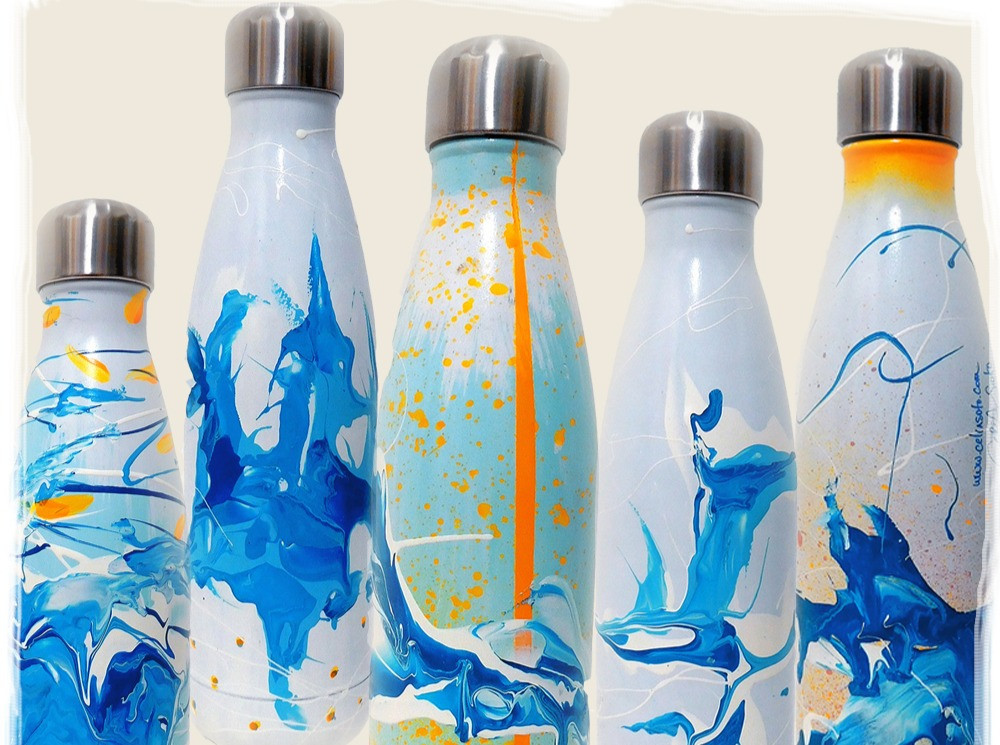 Energy Art Bottles | Celia Soto Becauze Of The Fog霧