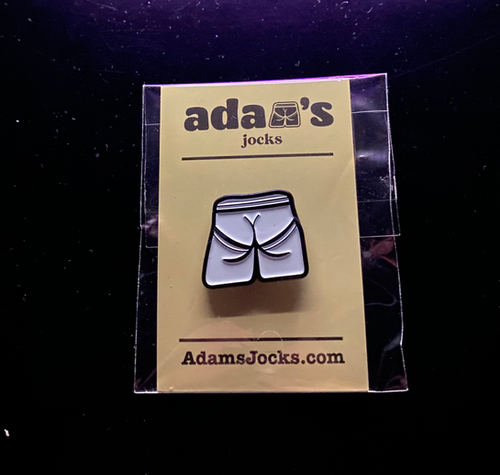 Adam's Jocks Logo Pin | Vintage Gay Enamel Pins | Adam's Jocks