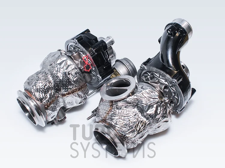 Turbo systems upgrade turbochargers Mercedes E63 S AMG | JT-Products