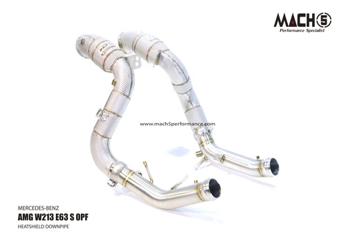 Mach5 Performance Downpipe Mercedes E63 S AMG W213 4.0T OPF | JT-Products