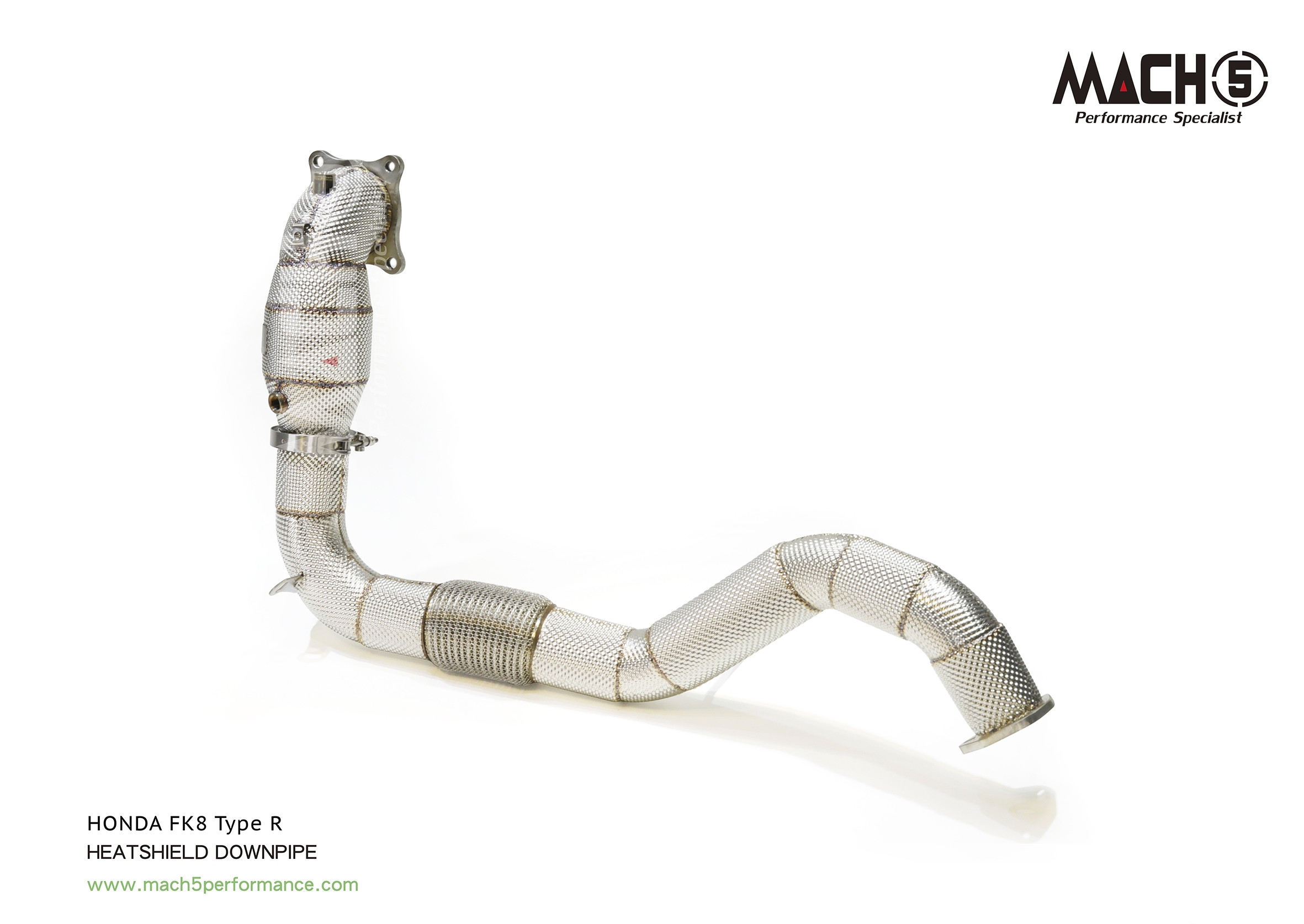 Mach5 Performance Downpipe Honda FK8 Type-R