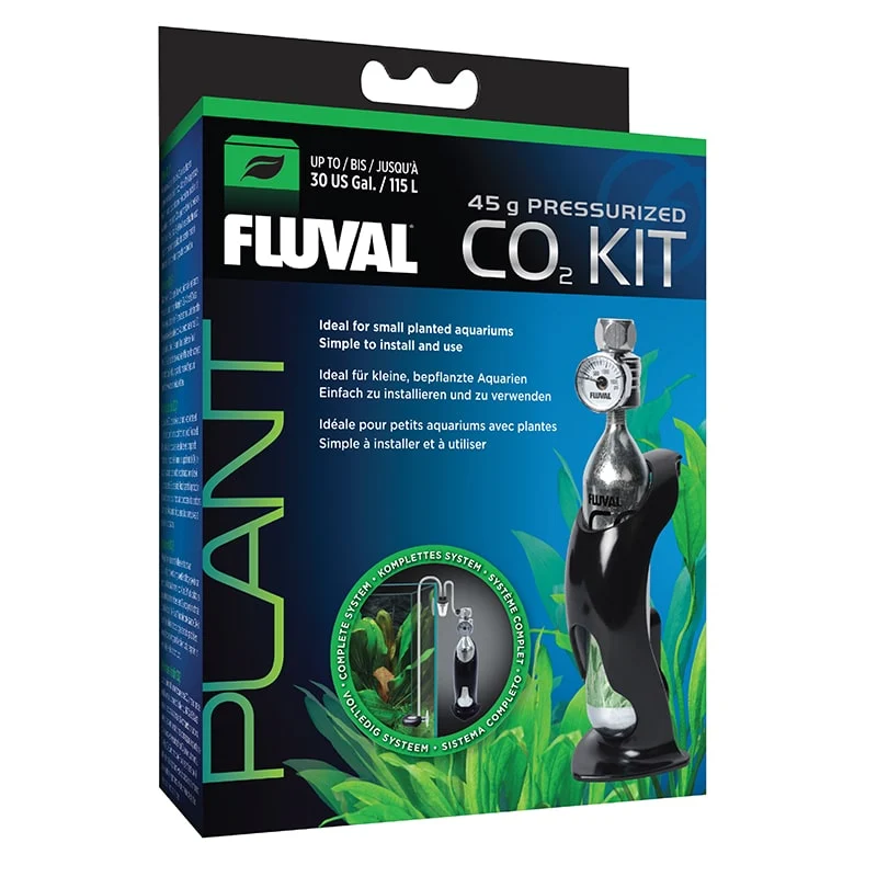 Fluval 45g Pressurized CO2 Kit | Living Aquarium