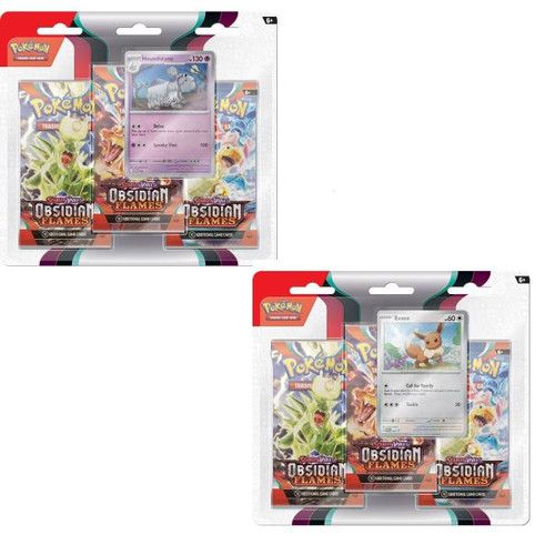 Pokemon TCG: SV03 - 3 Blister Booster, set cartonase | Arca Lui Noah