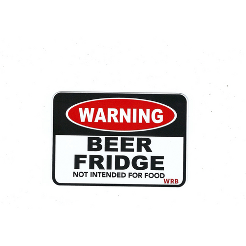 Beer Fridge Sticker | Western Red Brewing