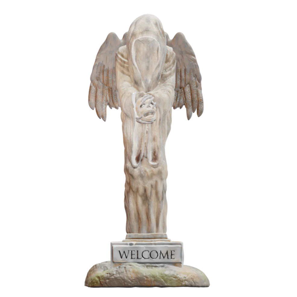 Fallen Angel Statue | Decor and Props