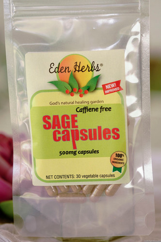 Sage Capsules | Eden Herbs