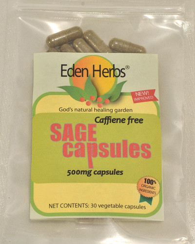 Sage Capsules | Eden Herbs