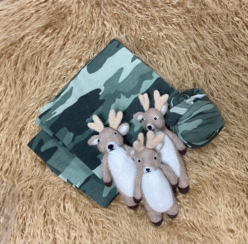 Wool felted buck deer lovie | Homespun Heart