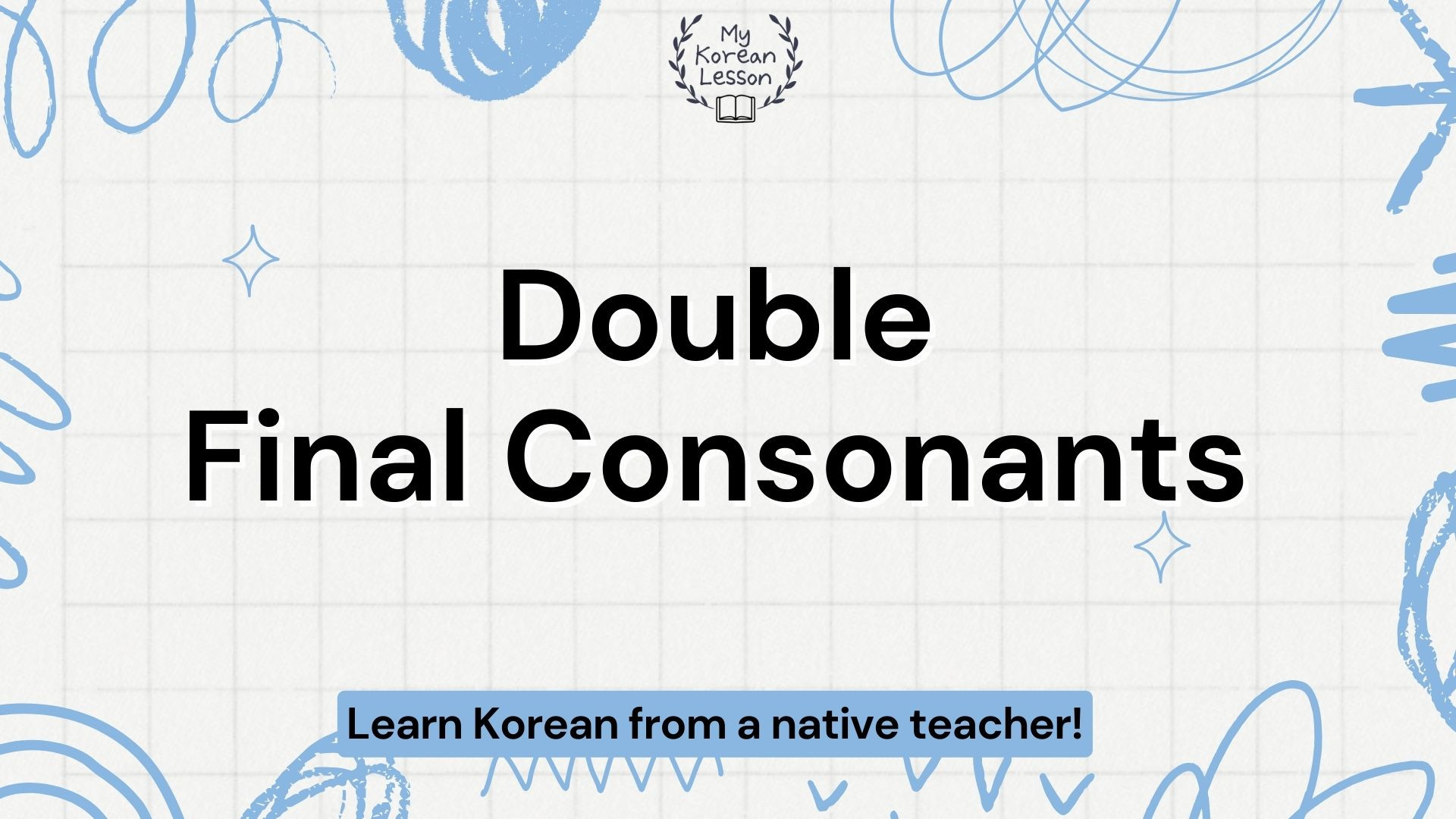 How to Read the Double(two-letter) Final Consonants in Korean