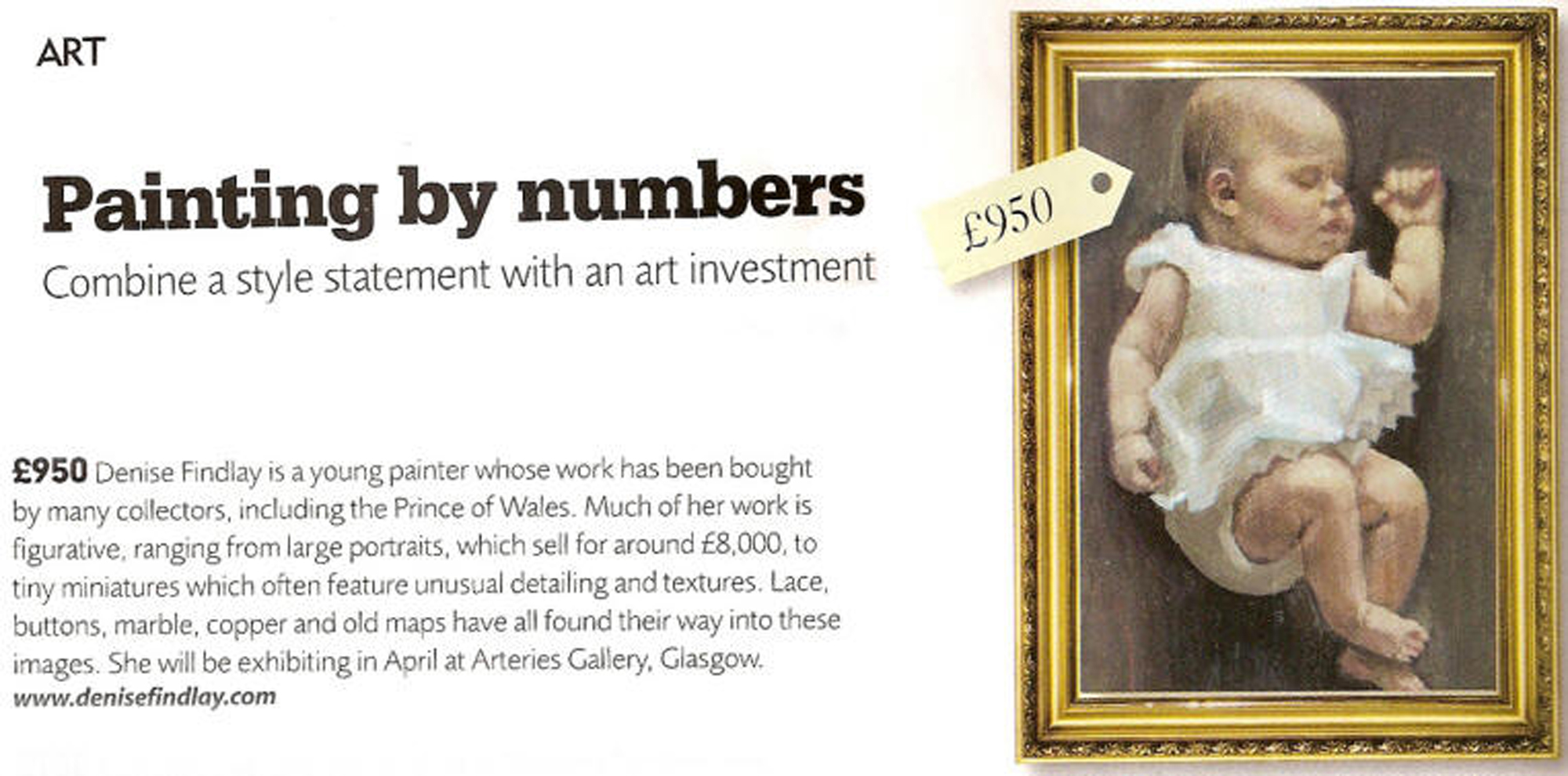 Denise Findlay Scottish portrait and figurative artist