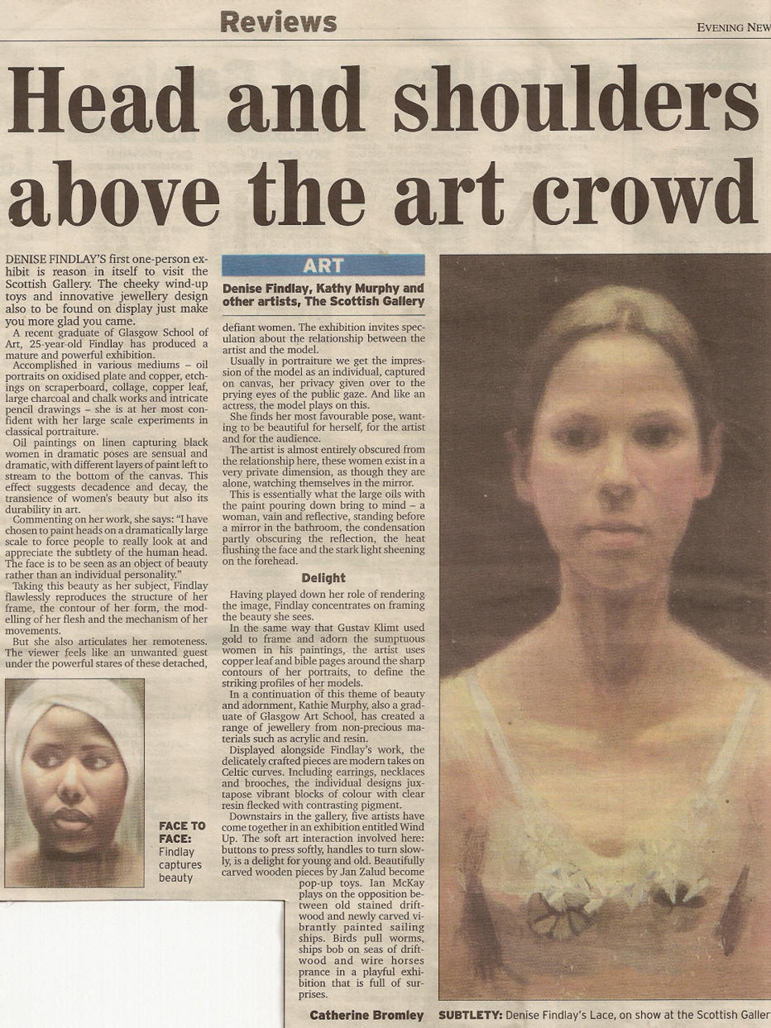 Denise Findlay Scottish portrait and figurative artist