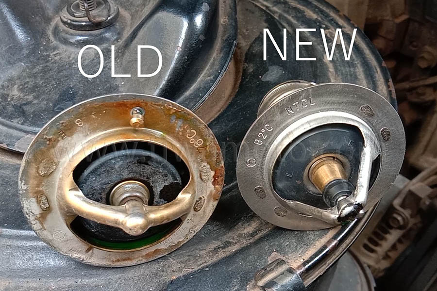 Replace thermostat, improve engine performance! (Rankle 75, 1HZ engine)