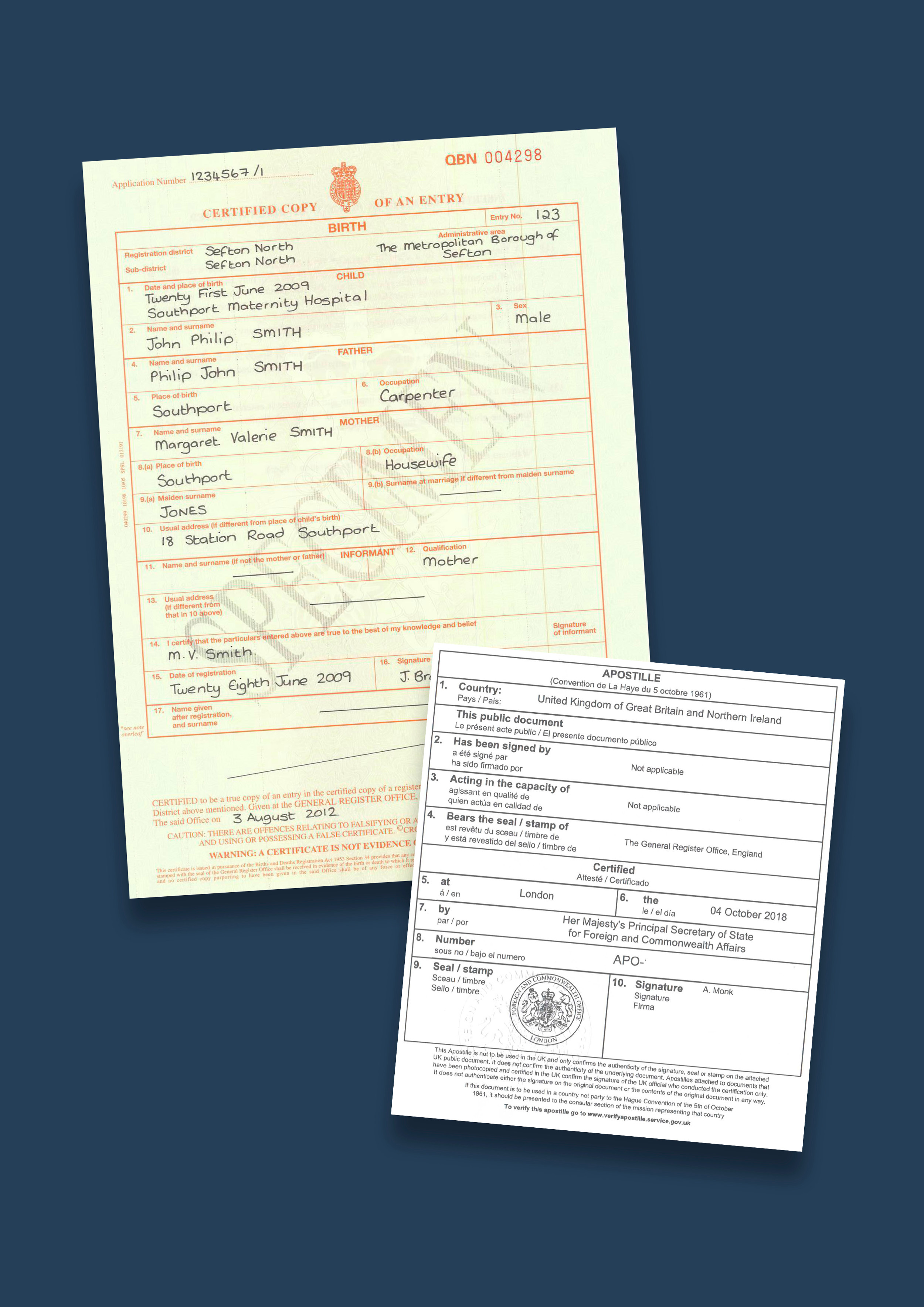 Birth Certificate The Apostilles Group Birth Certificate The Apostilles Group