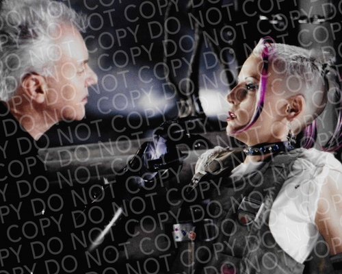 Autograph of Malcolm McDowell in Tank Girl w/Lori Petty. Only signed by ...