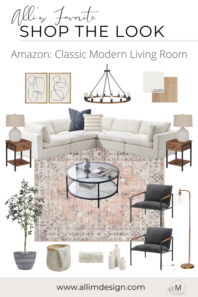 Amazon: Classic Modern Living Room