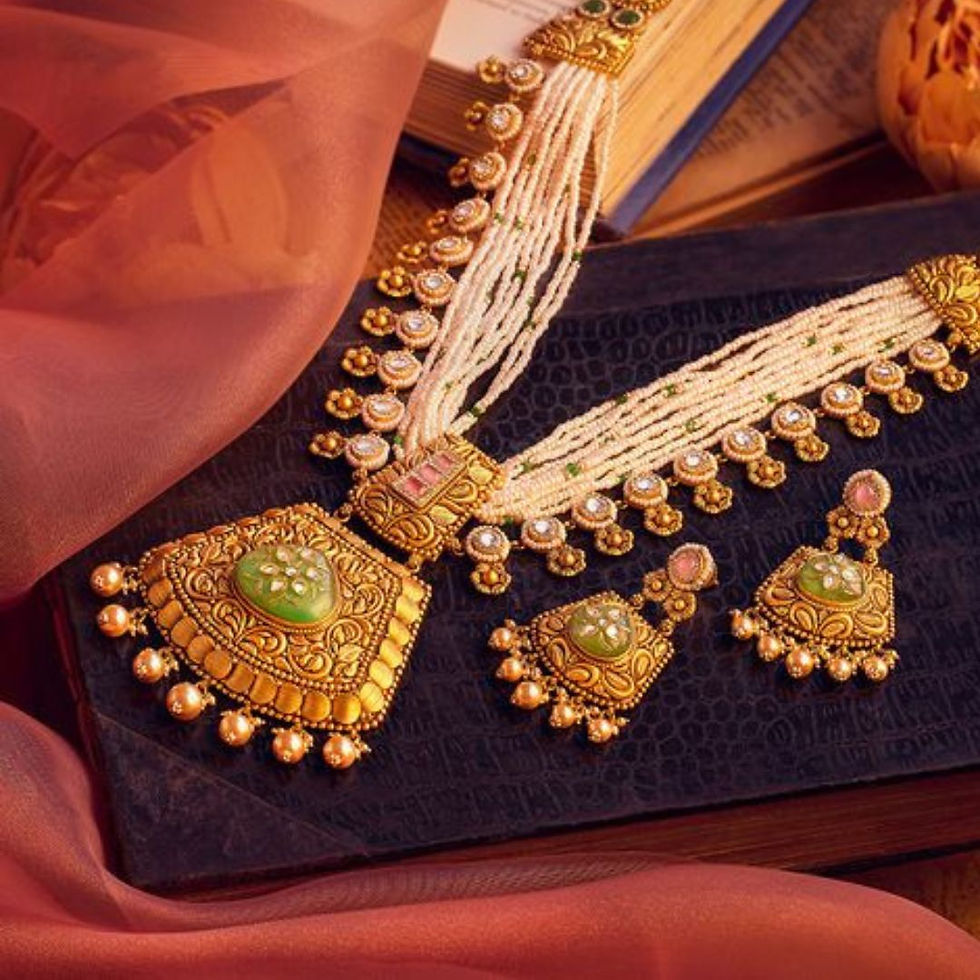 Latest Gold Necklace Designs For Wedding 2024 | South Indian Jewels