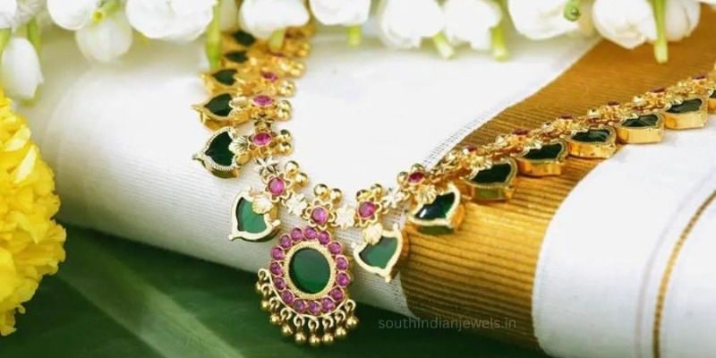 Traditional Palakka Mala - An Ode To Kerala Jewellery | South Indian Jewels