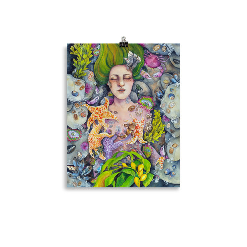 "Embrace" watercolor print | Lori Agnew Fine Art