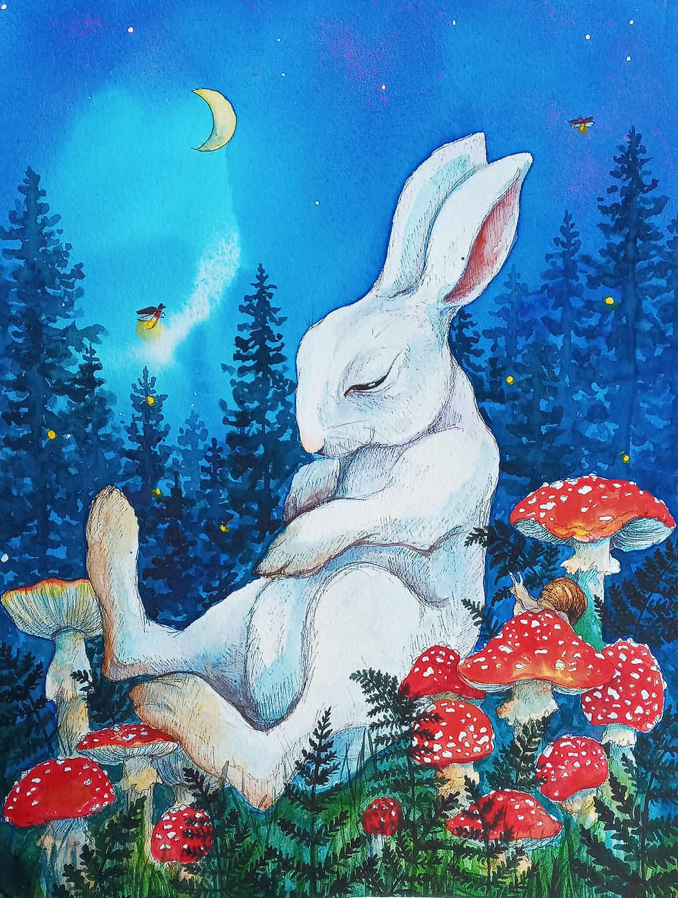 Lori Agnew, frolic on the mountain, Lori Agnew fine art | original fine art