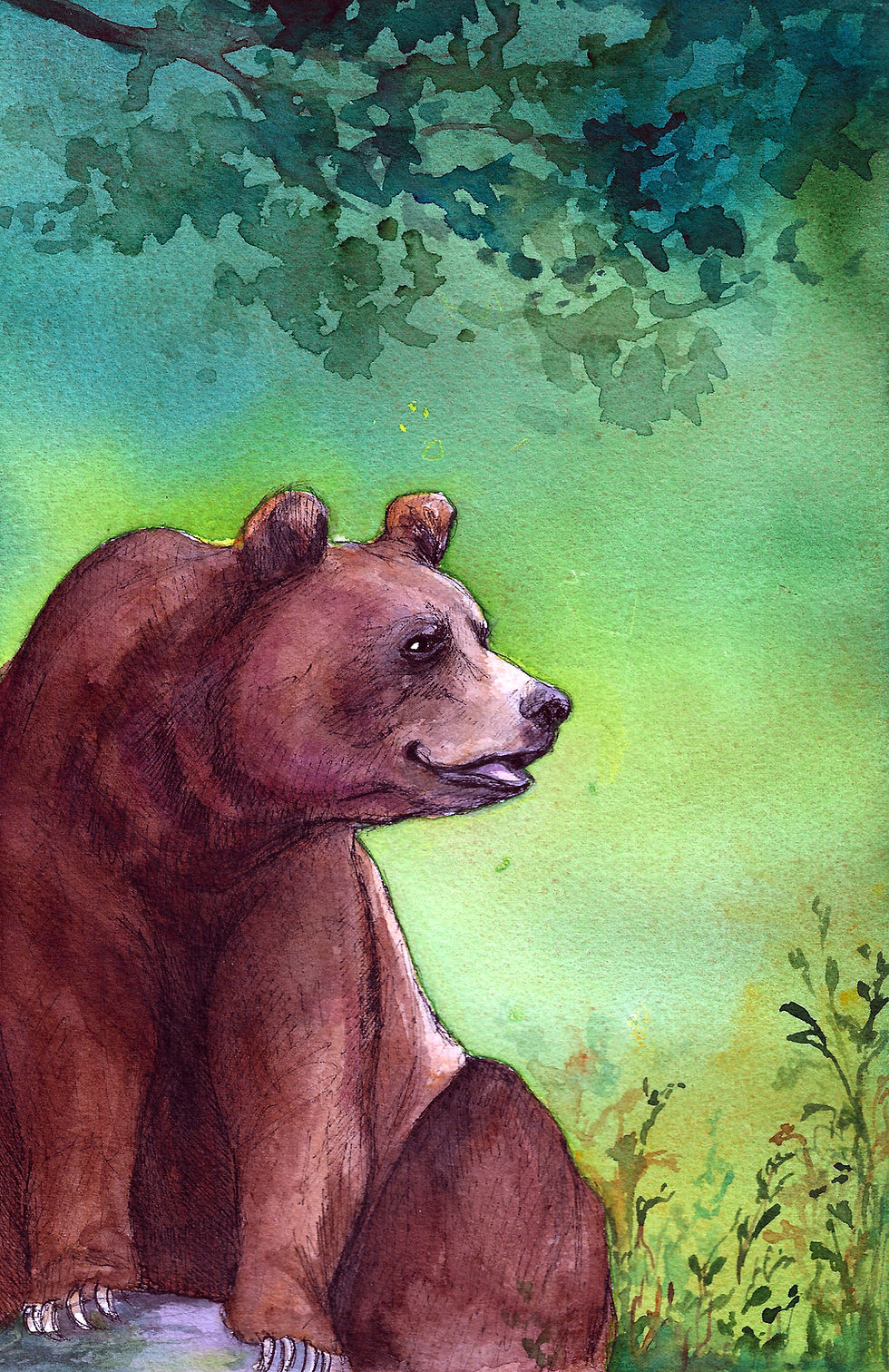 Lori Agnew, frolic on the mountain, Lori Agnew fine art | original fine art