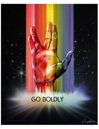 Go Boldly | ArtMonkeyWorld