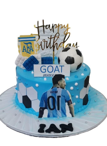 Messi cake | Baker's Heart
