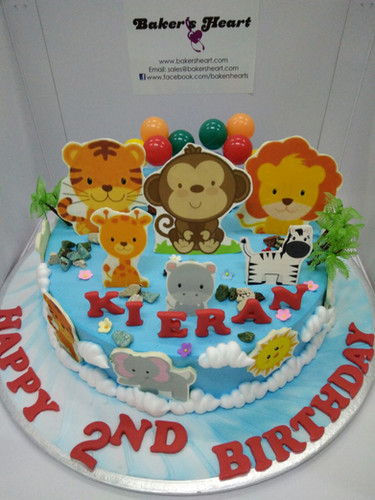 cute animals cake | Baker's Heart