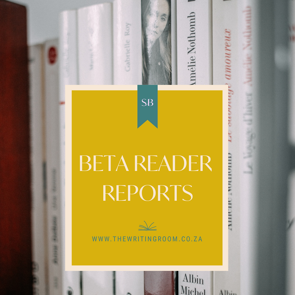 Beta Reader Report | The Writing Room