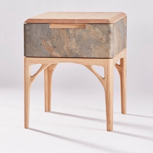 Stone Bedside Table | MVW Furniture