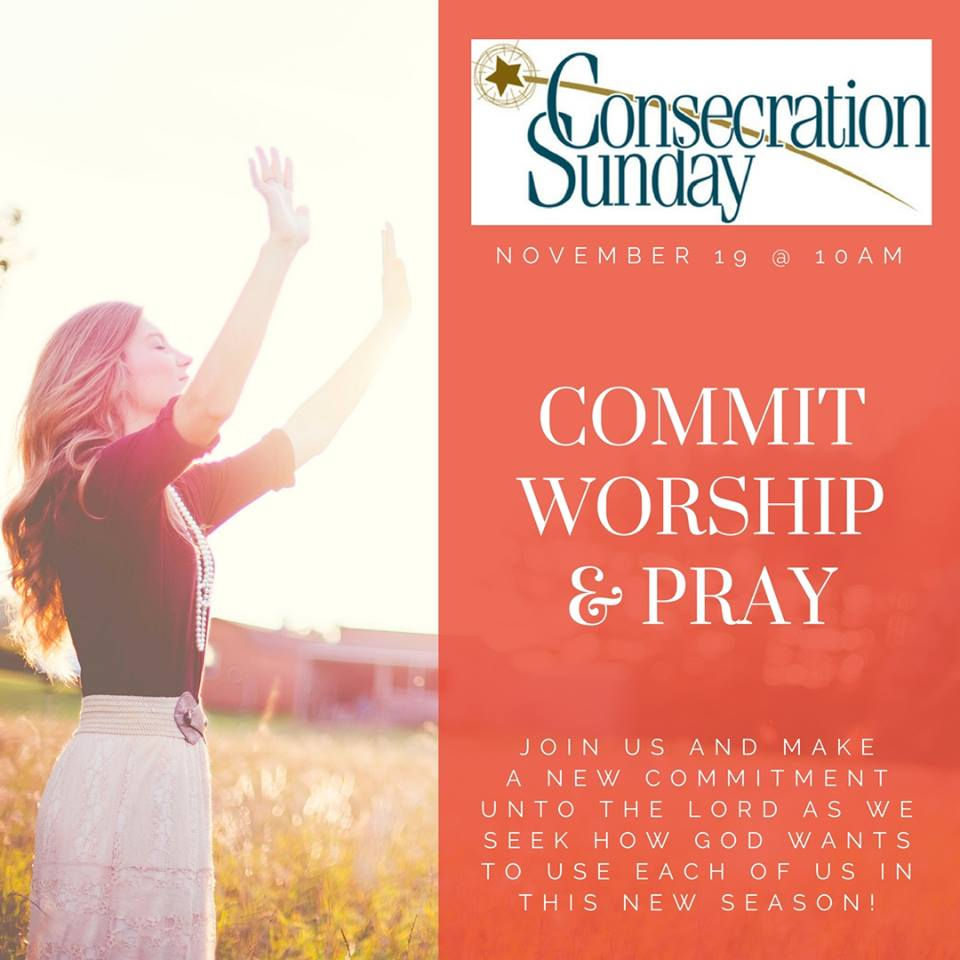 Consecration Sunday