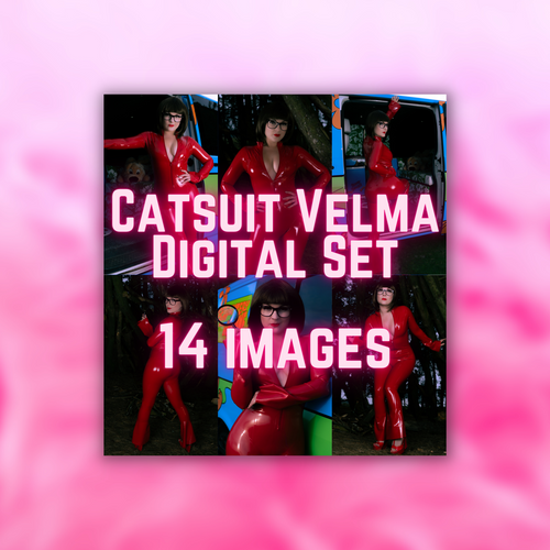 Latex Catsuit Velma - 14 Image Digital Set | Candy Valentina