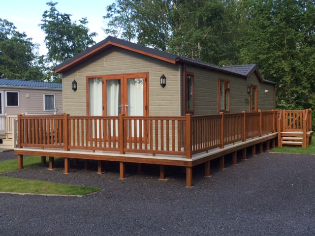 Diamond Decking - uPVC Plastic Static Caravan Decking Verandas