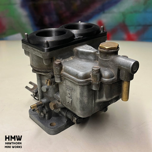 Stub Stack - Weber 28/36 DCD Carburettor - Carbon Fibre | Hawthorn Mini ...