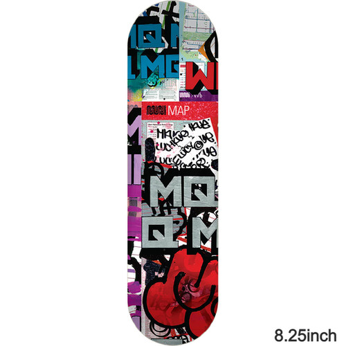 MQ x Low Key Muni Map Deck 8.25 | GRAVITY FUKUOKA