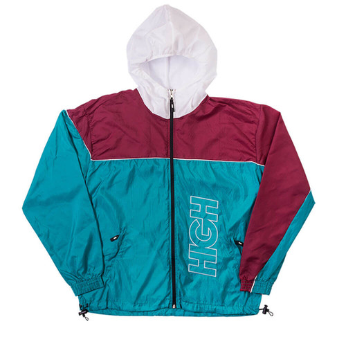 HIGH COMPANY Water Resistant Jacket Outline Logo Wine | GRAVITY FUKUOKA