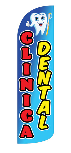 FMF-910 CLINICA DENTAL WINDLESS FLAG | flags and more flags