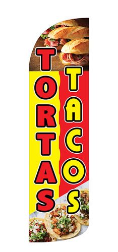FMF-1090 TORTAS Y TACOS WINDLESS FLAG | flags and more flags