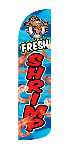 FMF-986 FRESH SHRIMP WINDLESS FLAG | flags and more flags