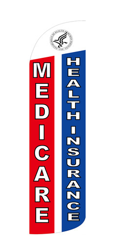 FMF-1005 MEDICARE HEALTH INSURANCE WINDLESS FLAG | flags and more flags