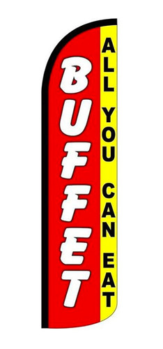 FMF-053 BUFFET ALL YOU CAN EAT WINDLESS FLAG | flags and more flags