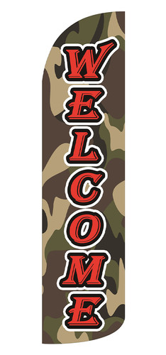 FMF-428 WELCOME WINDLESS FLAG | flags and more flags