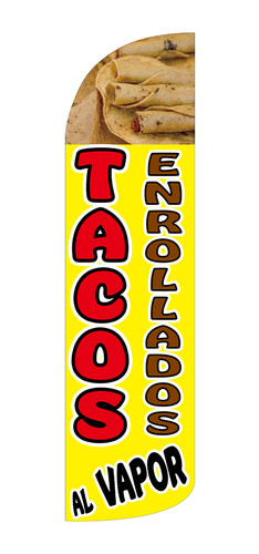 FMF-1203 TACOS ENROLLADOS WINDLESS FLAG | flags and more flags