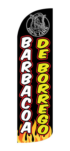 FMF-933 BARBACOA DE BORREGO WINDLESS FLAG | flags and more flags