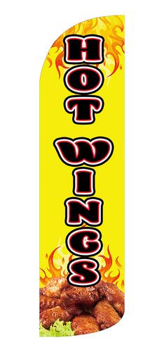 FMF-115 HOT WINGS WINDLESS FLAG | flags and more flags