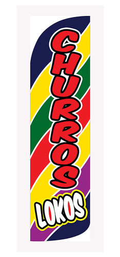 FMF-947 CHURROS LOKOS WINDLESS FLAG | flags and more flags