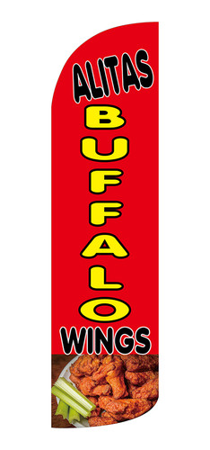 FMF-118 ALITAS BUFFALO WINGS WINDLESS FLAG | flags and more flags