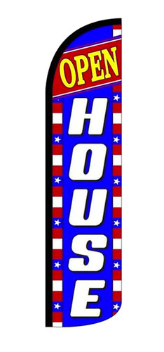 FMF-1369 OPEN HOUSE WINDLESS FLAG | flags and more flags