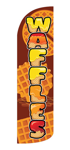 FMF-1011 WAFFLES WINDLESS FLAG | flags and more flags