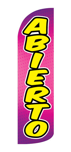 FMF-901 ABIERTO WINDLESS FLAG | flags and more flags