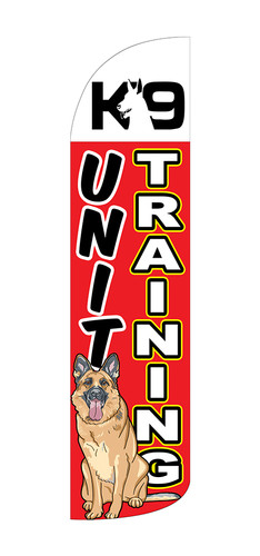 FMF-1057 K9 UNIT TRAINING WINDLESS FLAG | flags and more flags